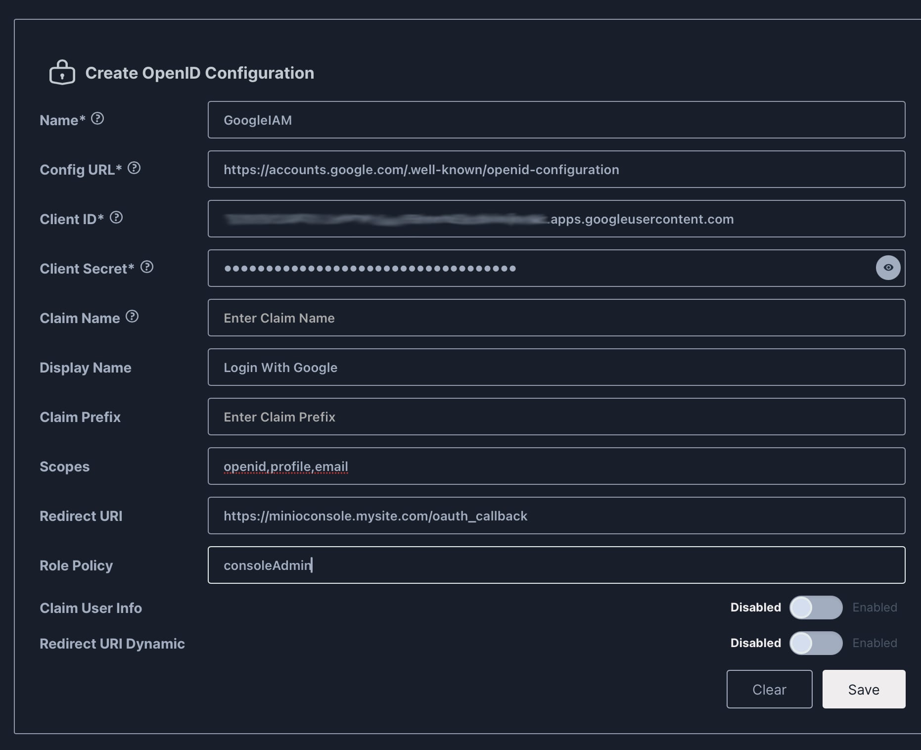 Configuring MinIO Part 2: OpenID Connect – Courtenay.net