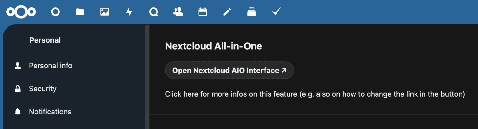Setup Nextcloud AIO – Courtenay.net